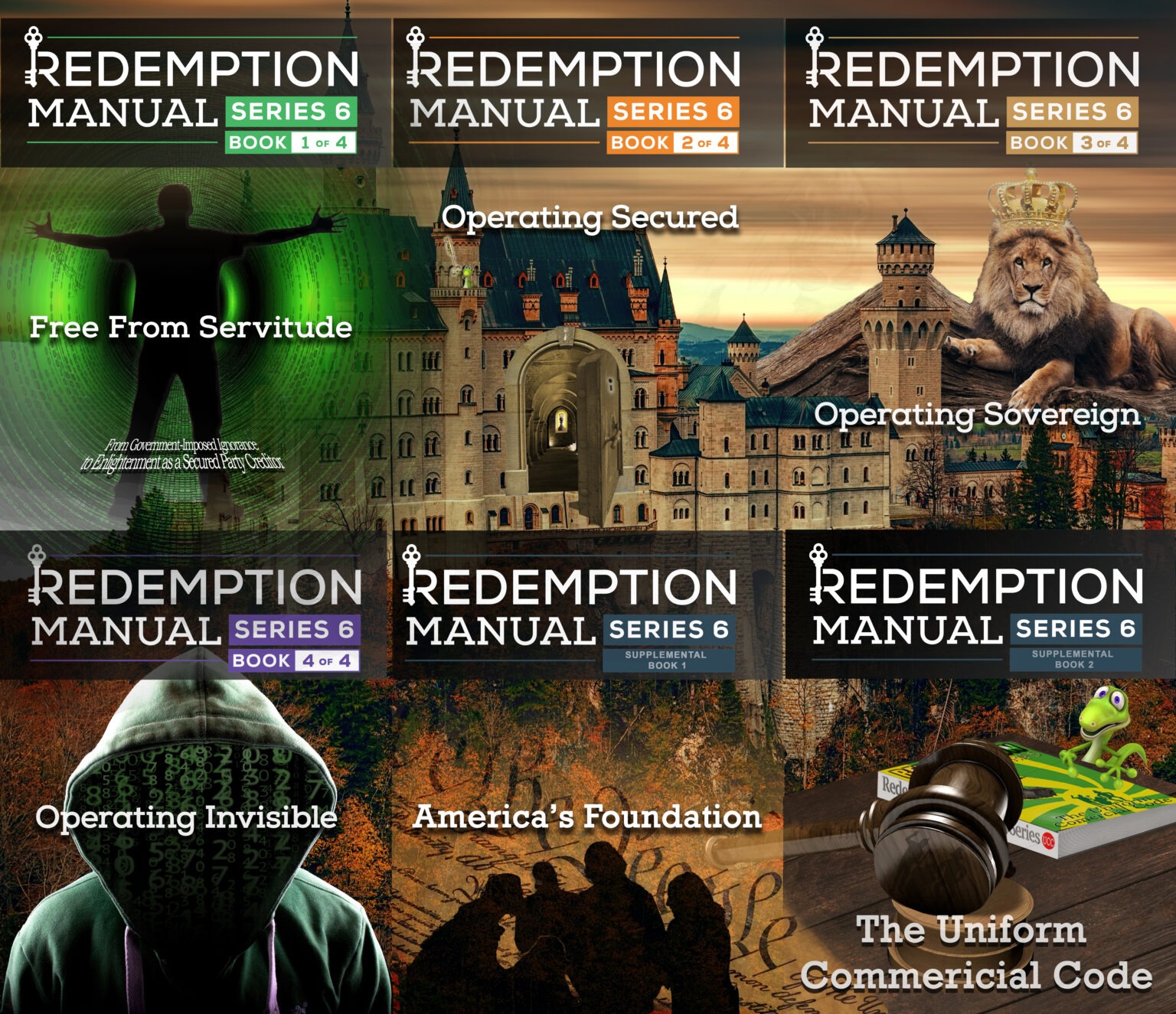 Redemption Manual 6.0 Books – The Whole Set! – Sovereign Filing Solutions